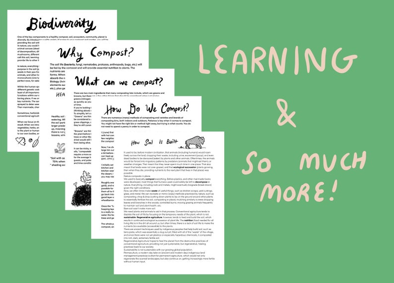 Coloring Compost Activity Book by June Jewell Digital Download - Etsy