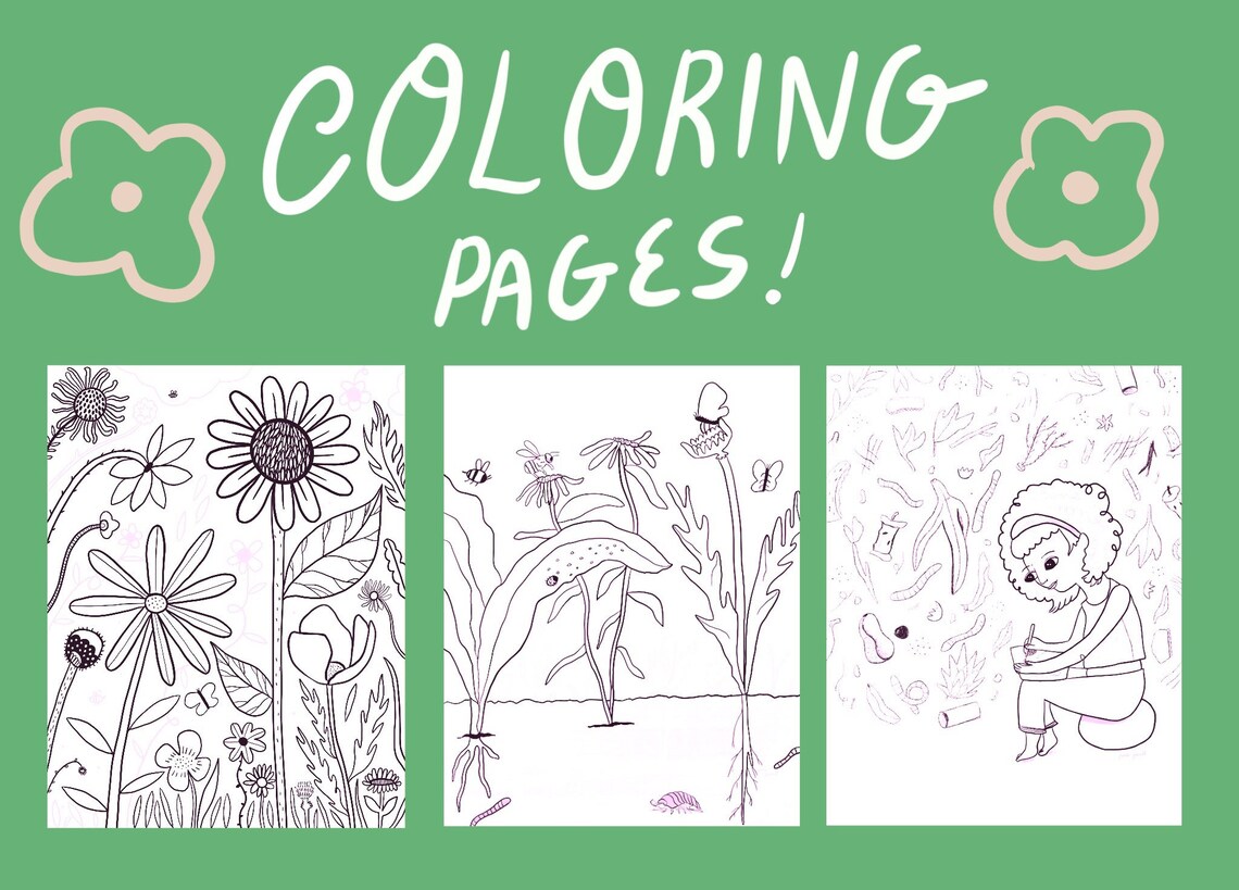 Coloring Compost Activity Book by June Jewell Digital Download - Etsy