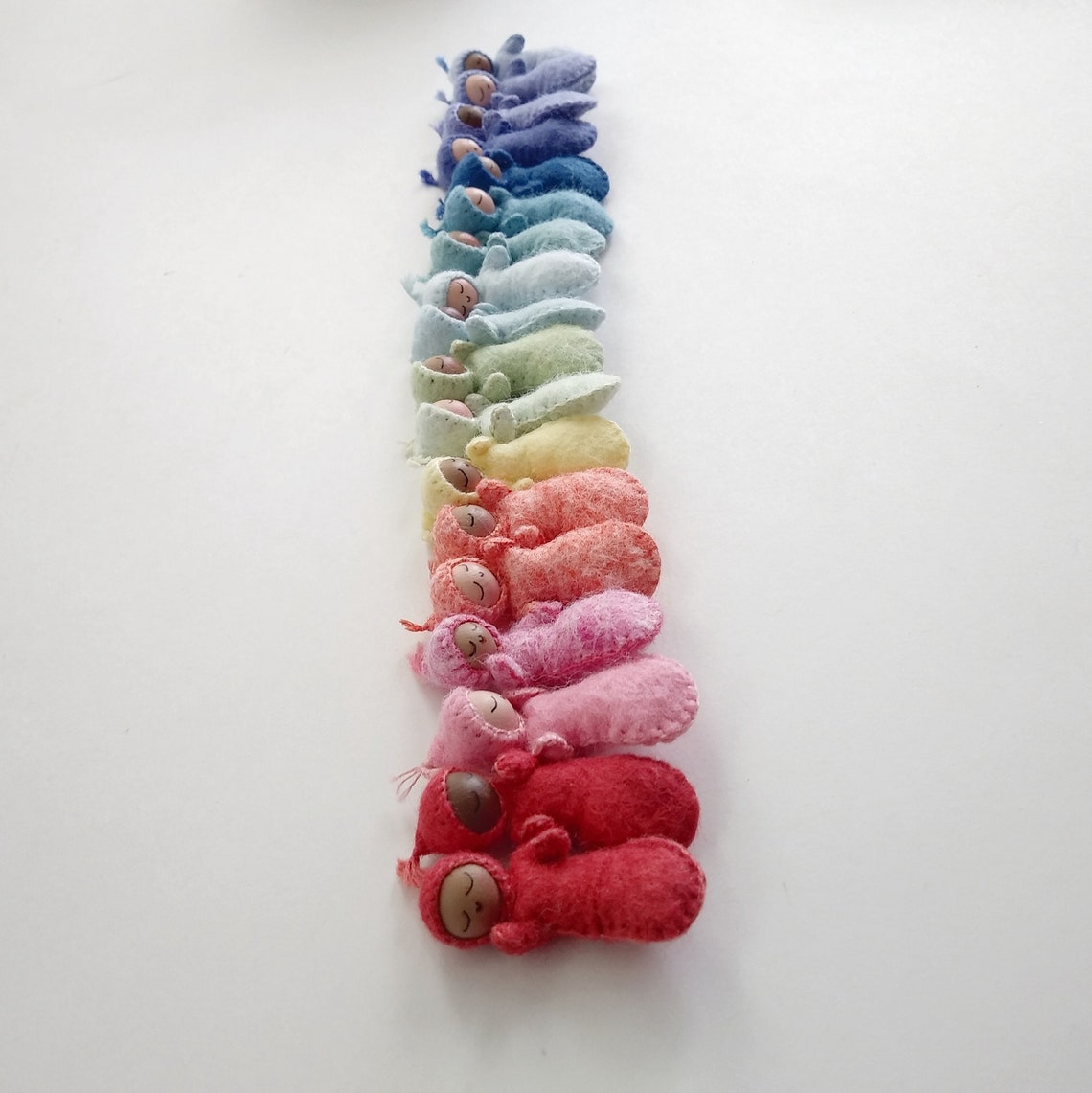 Tiny Baby in a Walnut Shell Made to Order in Custom Colors - Etsy