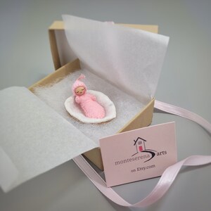 Tiny Baby in a Walnut Shell Made to Order in Custom Colors - Etsy