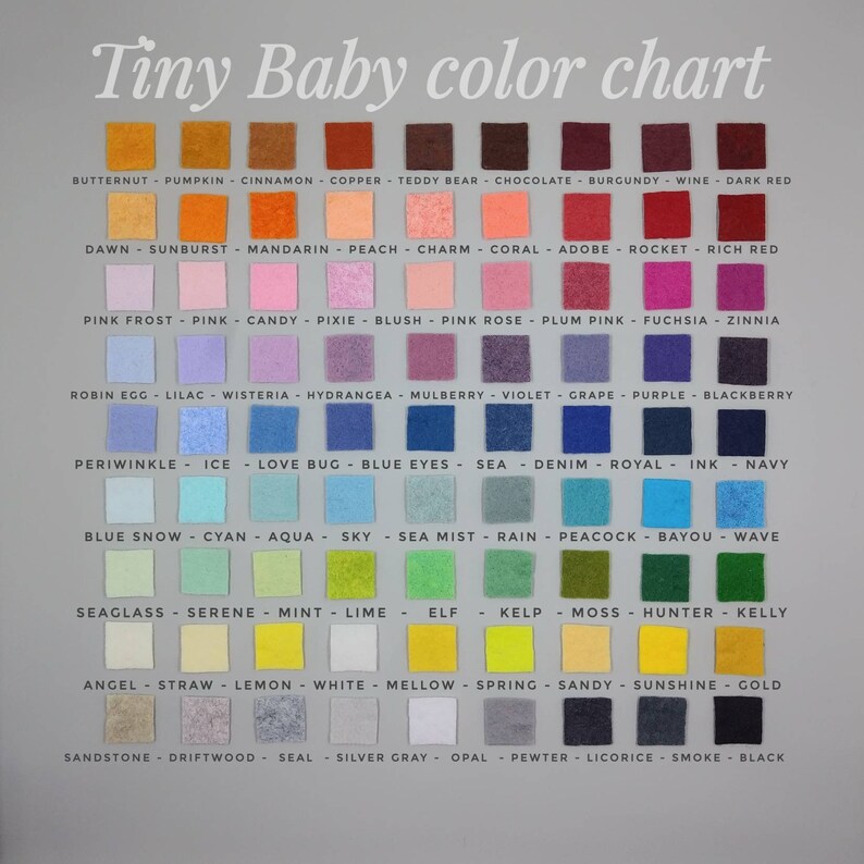 Tiny Baby in a Walnut Shell Made to Order in Custom Colors - Etsy