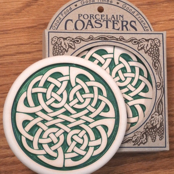Celtic Knot Coasters - Etsy