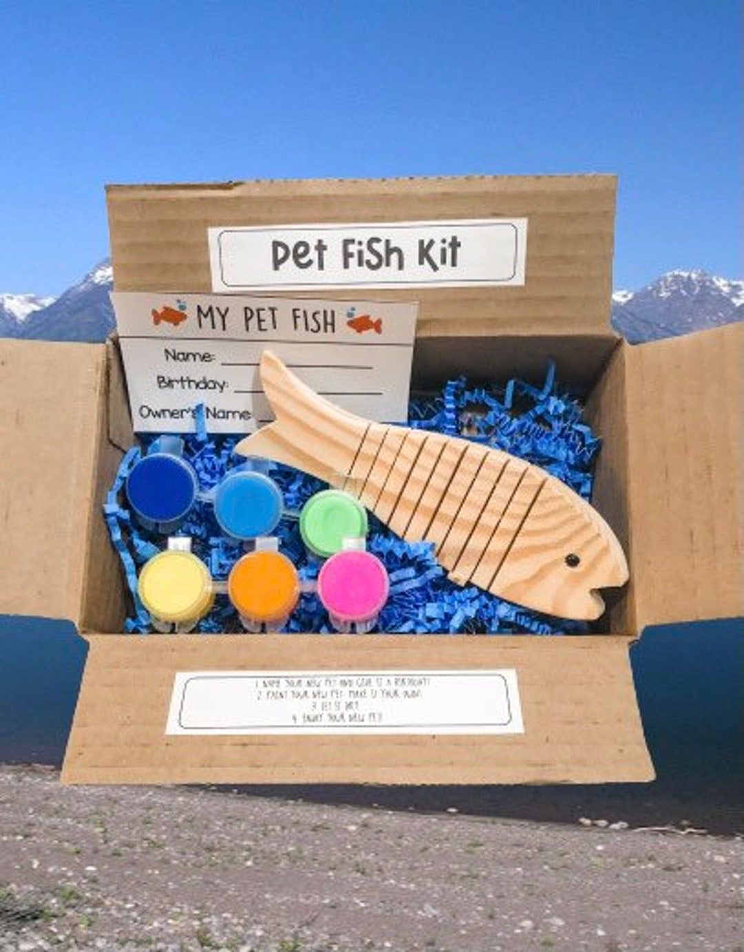 DIY Pet Fish Kit- More Animals Available- Diy Create Your Own Animal ...