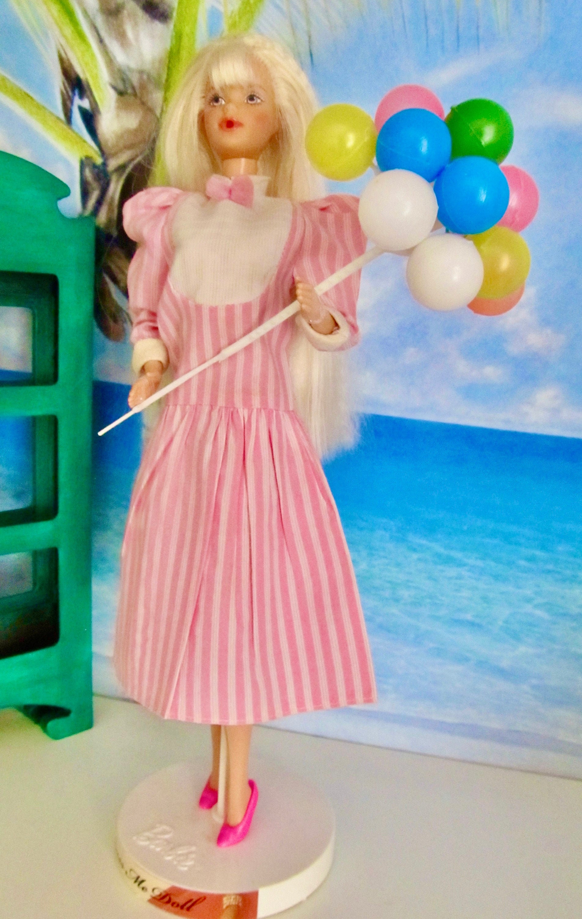 Vintage Barbie Doll Birthday Party Can Blow Up Balloons Long | Etsy