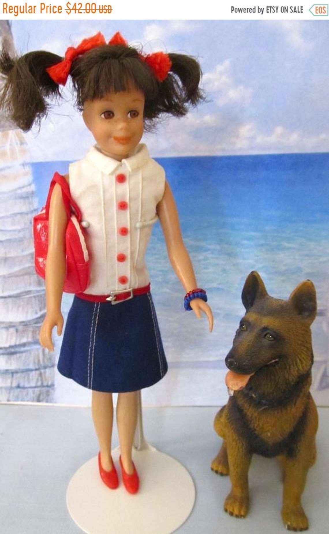 On Sale Vintage Barbie Scooter Doll Straight Leg Mattel 1960s Etsy