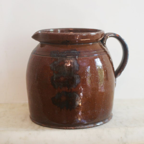 Redware Pitcher - Etsy