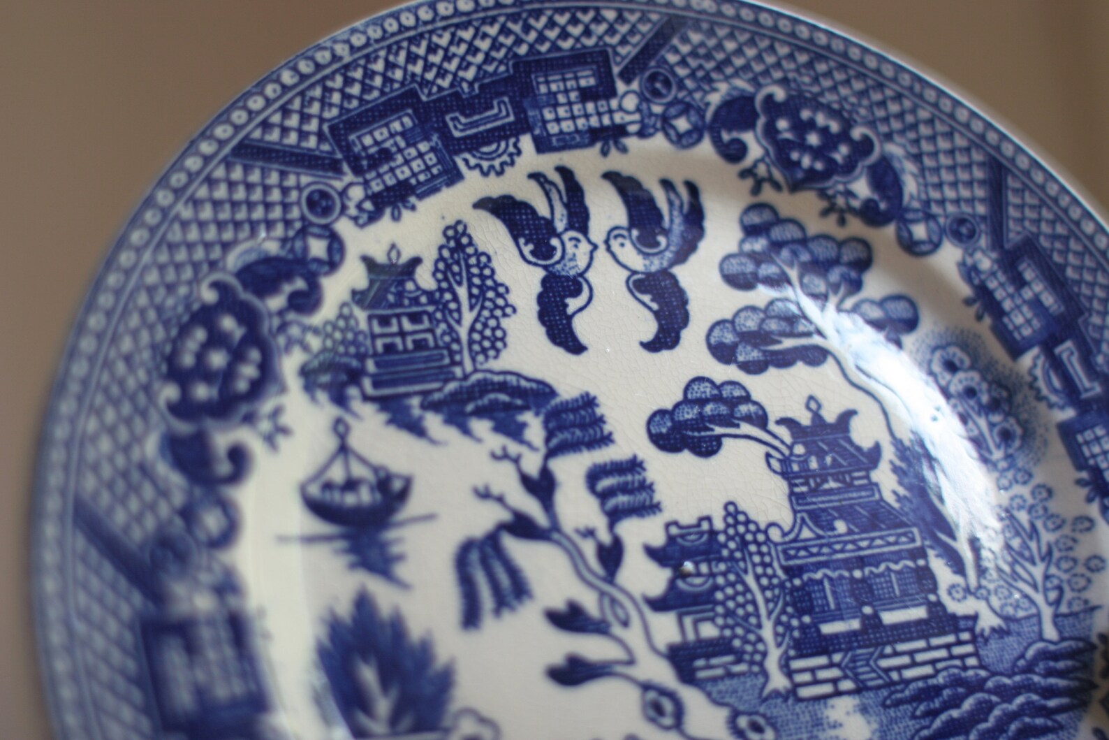 Vintage Willow Ware Mixed Lot of 7 Dishes Blue Transfer - Etsy