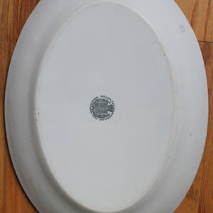 Antique Large Ironstone White Platter, Dish, Plate, Warranted China ...