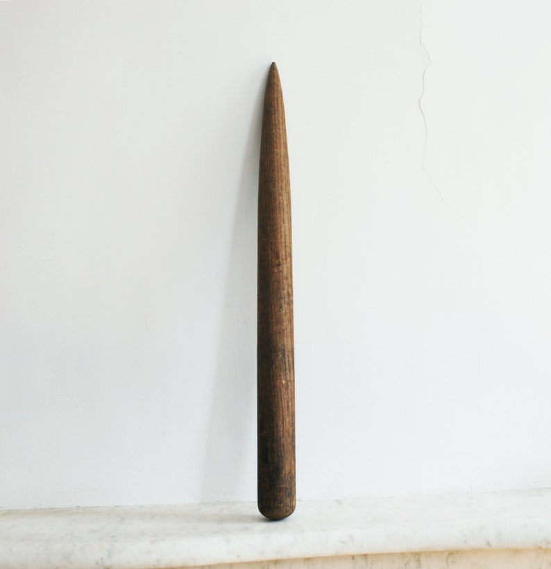 Antique Sailors Wooden Fid Large Rare Nautical Rope - Etsy