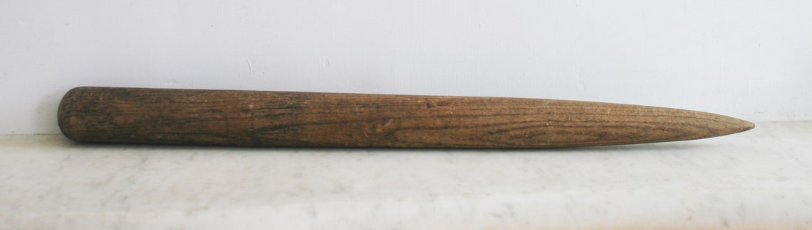 Antique Sailors Wooden Fid Large Rare Nautical Rope - Etsy