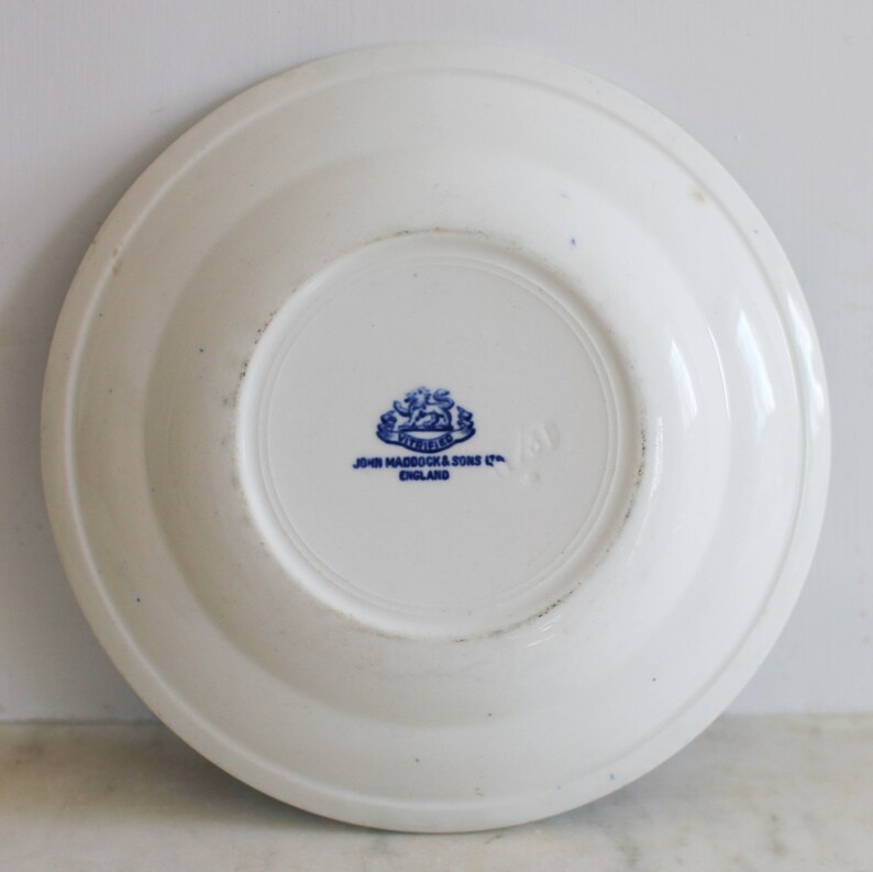 Vintage Willow Ware Bowl Hotel Ware John Maddock and Sons - Etsy