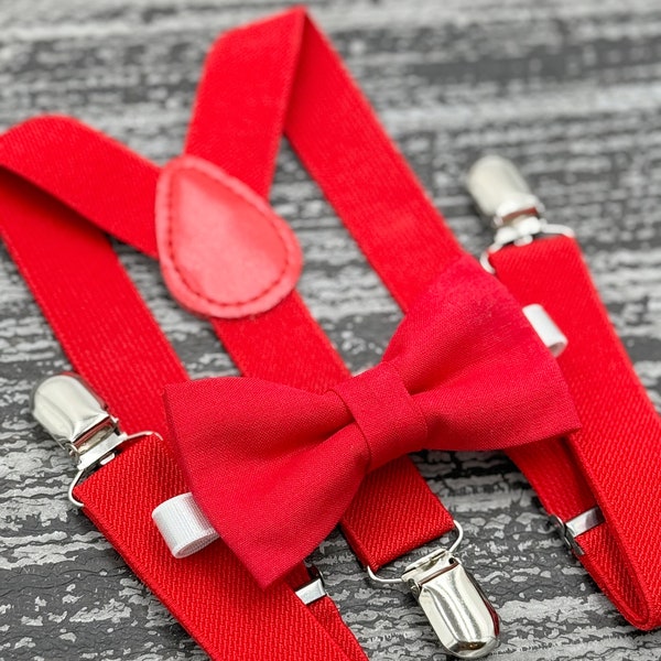 Red Baby Bow Tie - Etsy
