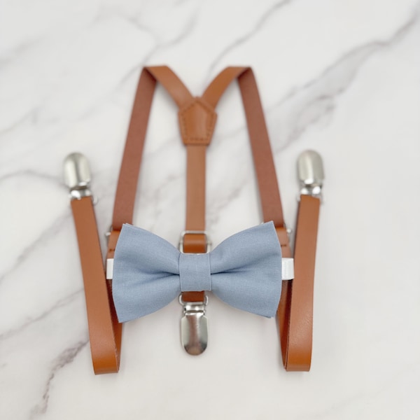 Bow Tie Suspenders - Etsy