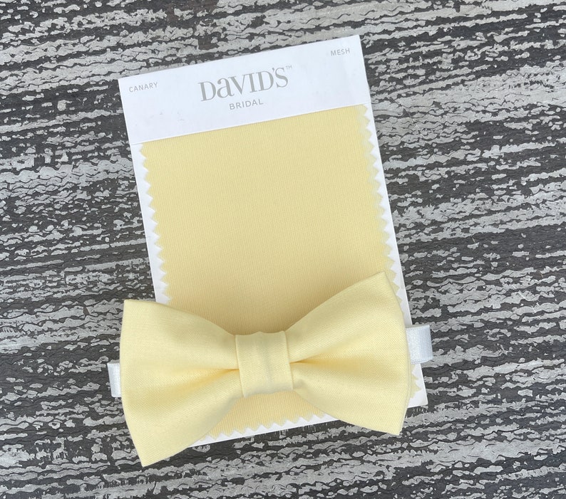 Canary Bow Tie & Suspenders | Navy Braces | Pocket Square | Ring Bearer ...