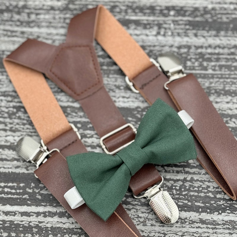 Leather Suspenders - Etsy