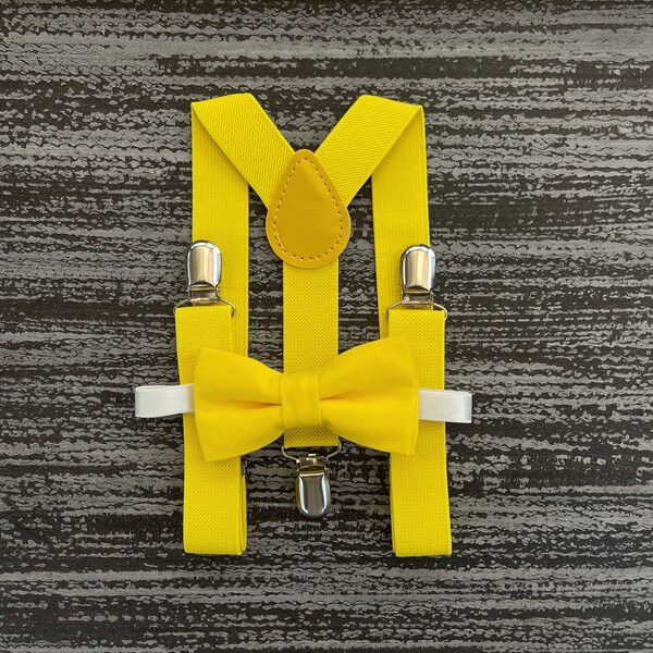 Yellow Suspenders - Etsy