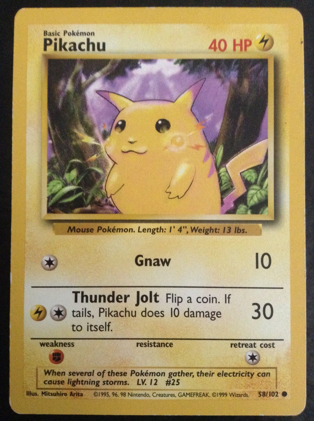 Pikachu Pokemon Trading Card - Etsy