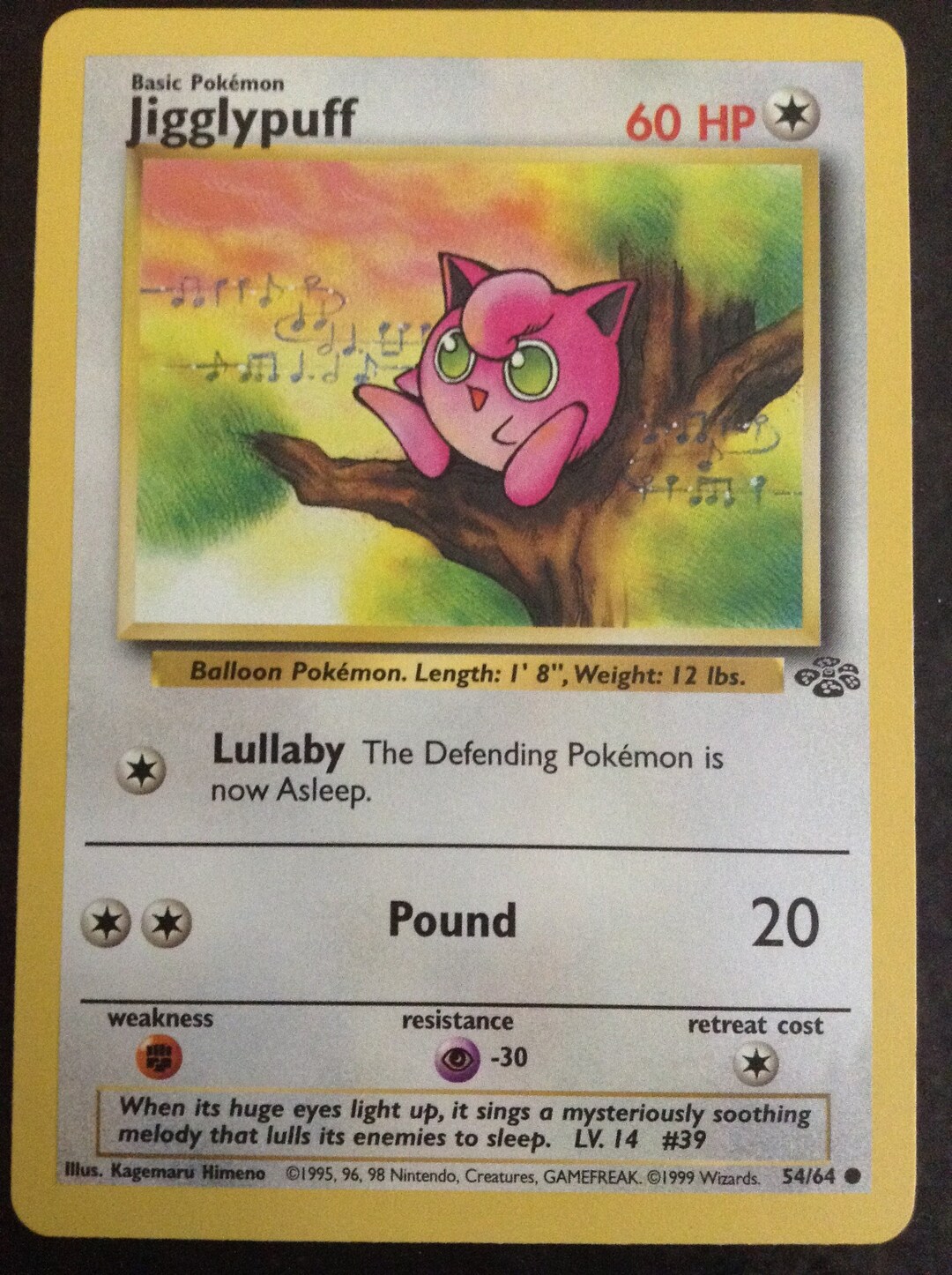 Jigglypuff Pokemon Trading Card - Etsy