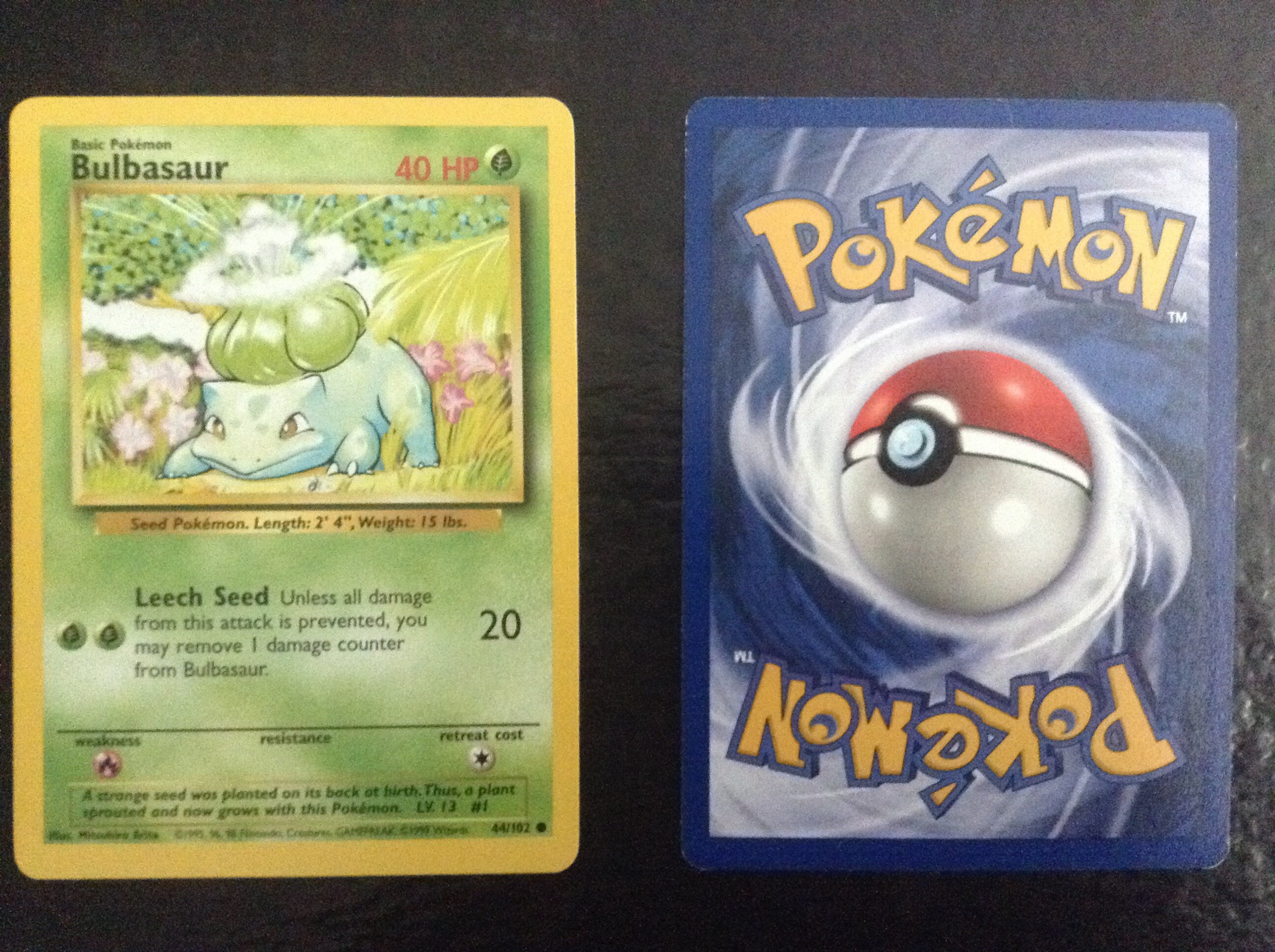 Bulbasaur Pokemon Trading Card - Etsy
