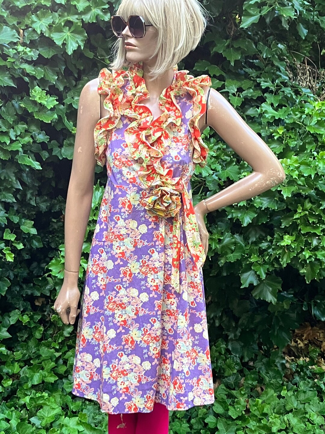 Marion Foale and Sally Tuffin Vintage Designer Liberty Cotton Mini Wrap ...