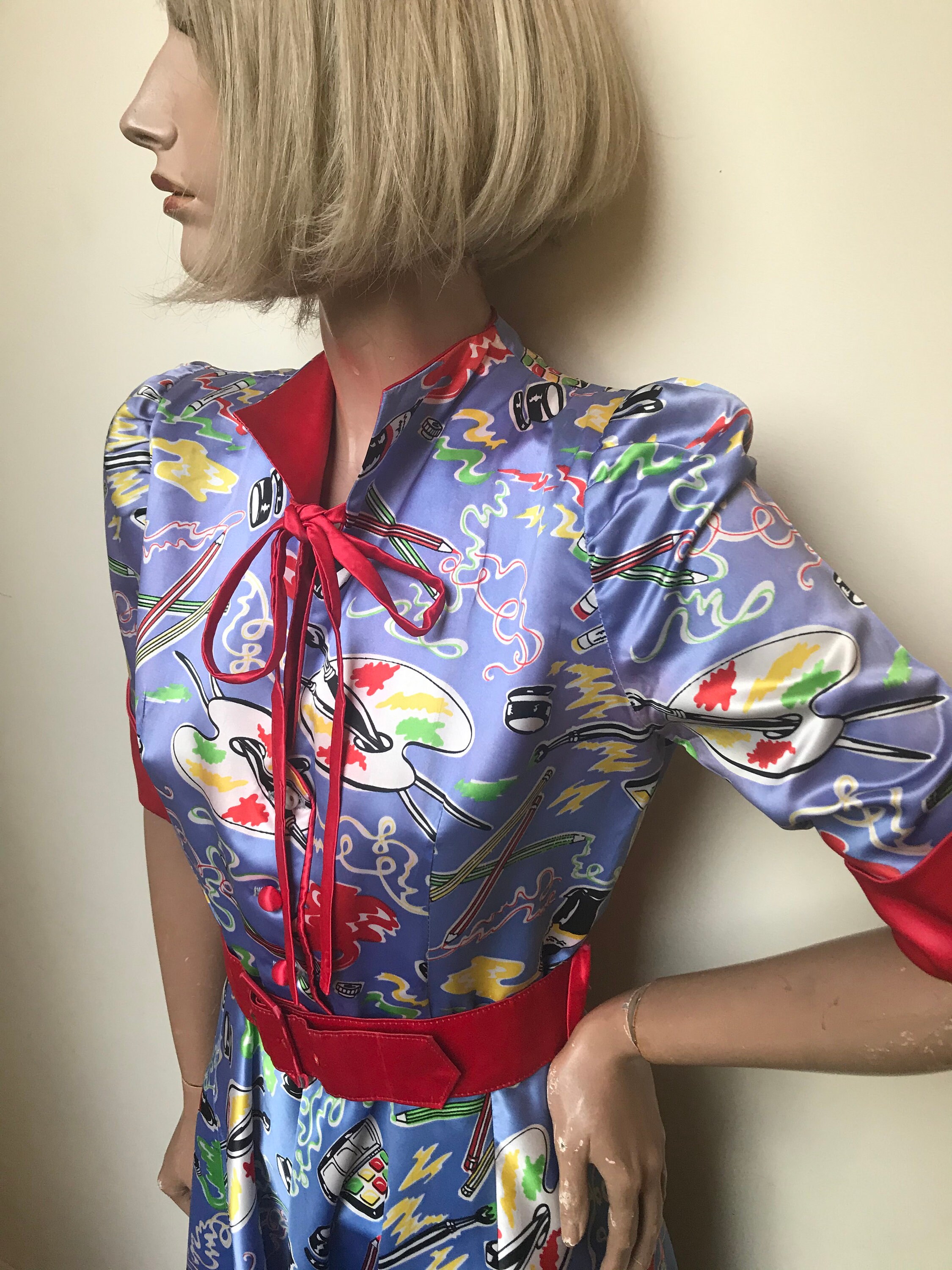 Vintage Rare Miss Mouse 1970s Dress Designed by Rae Cullen Spencer ...