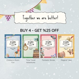 Children's Room Creative Writing Prompts | Storytelling Activity Book ...