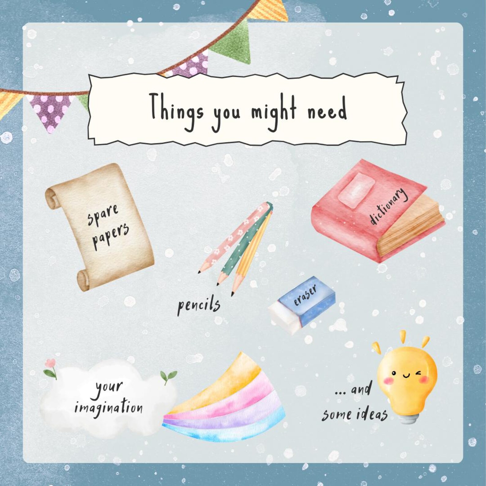 Children's Room Creative Writing Prompts | Storytelling Activity Book ...