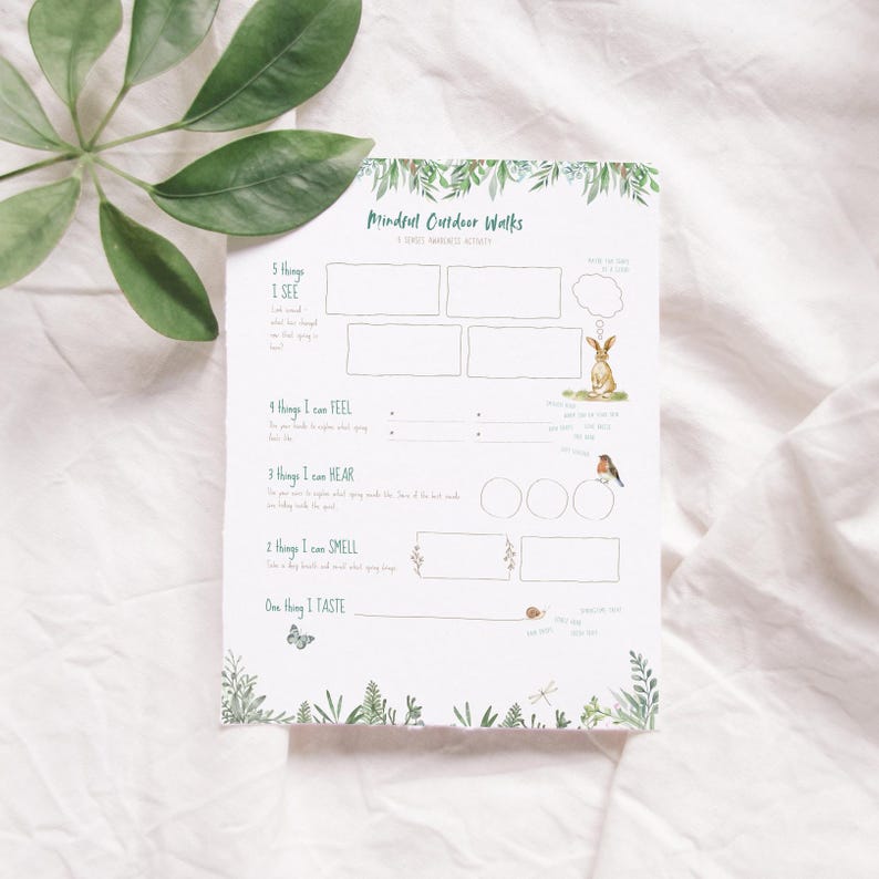 Spring Outdoor Sensory Activity | Mindful Awareness Walks | Nature ...