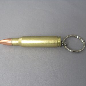 Bullet Key Ring or Pendant .308 on a 24 Inch Dog Tag Chain, Necklace - Etsy