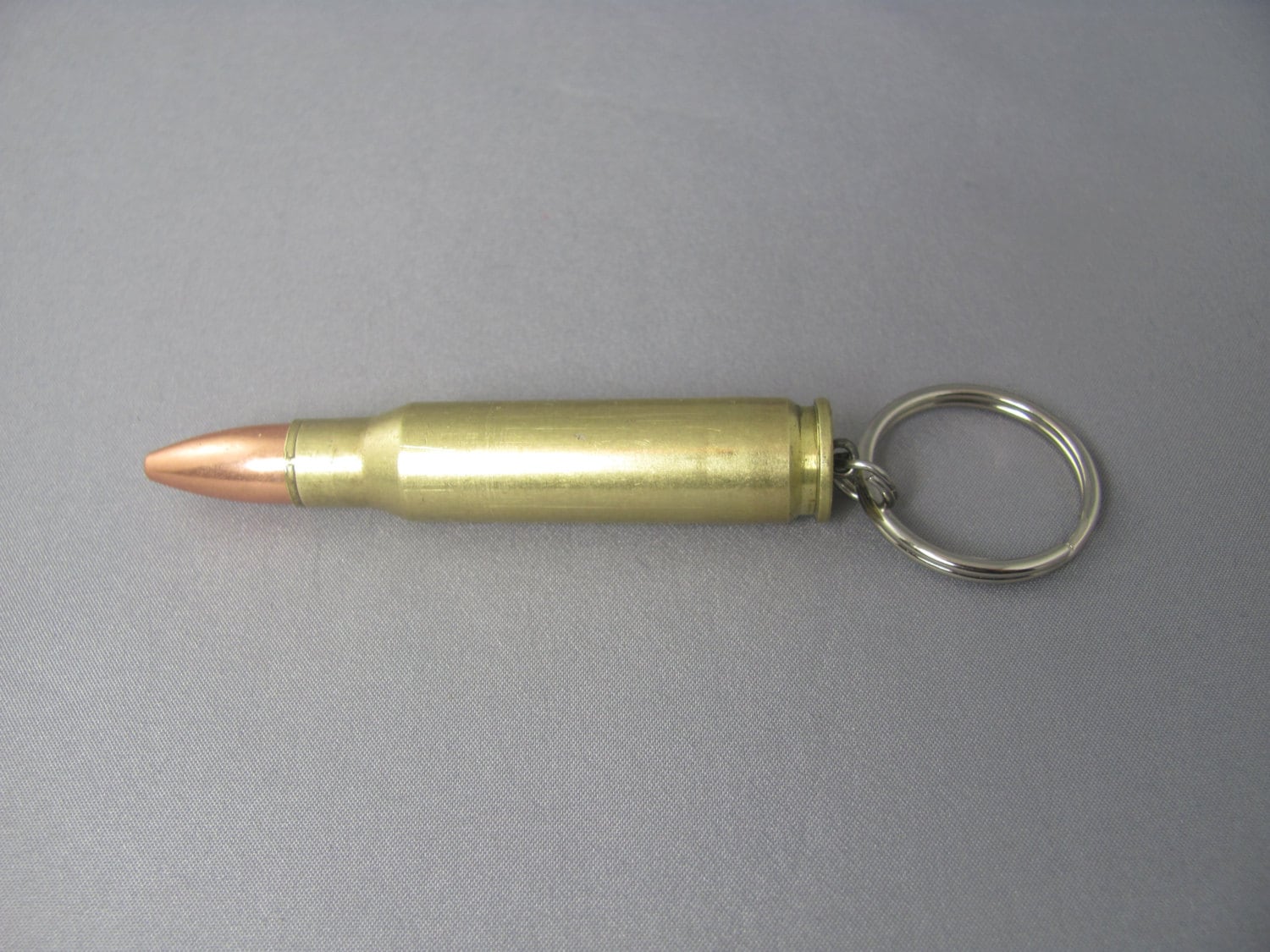 Bullet Key ring or Pendant .308 on a 24 inch dog tag chain | Etsy