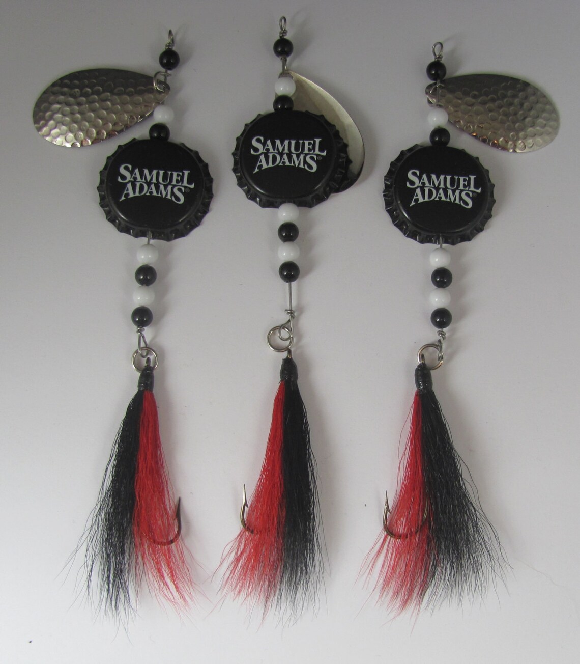 Sam Adams Beer Cap Fishing Lures Set of Three 3 Spinners - Etsy