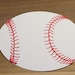 Baseball Paper Placemats set of 6 - Etsy