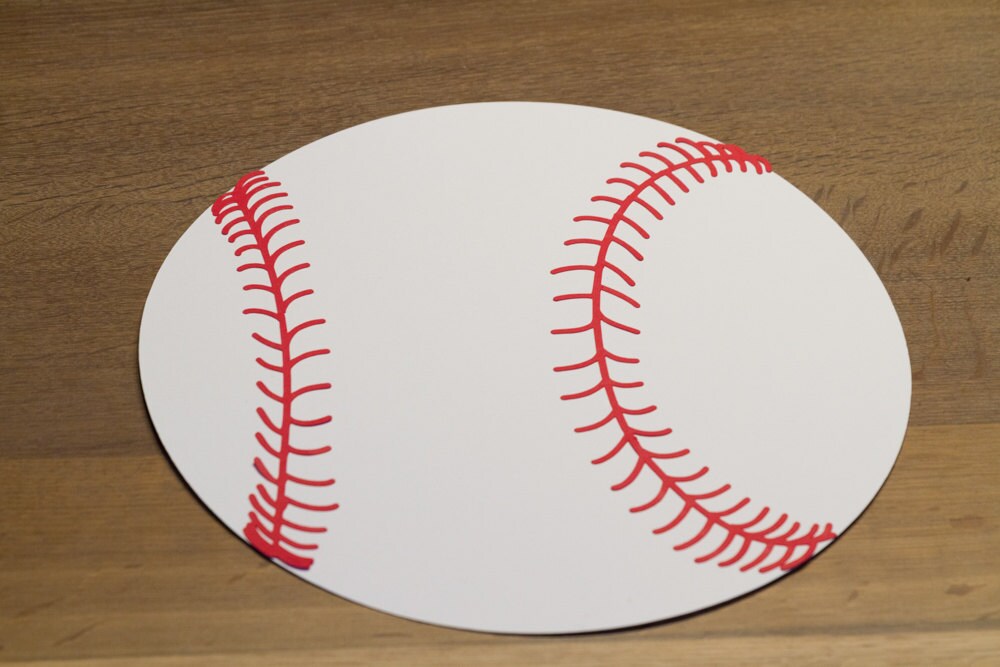 Baseball Paper Placemats set of 6 | Etsy