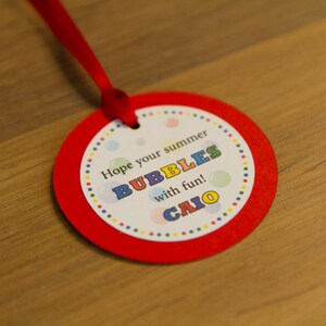 Bubble Summer Tags Personalized set of 12 - Etsy