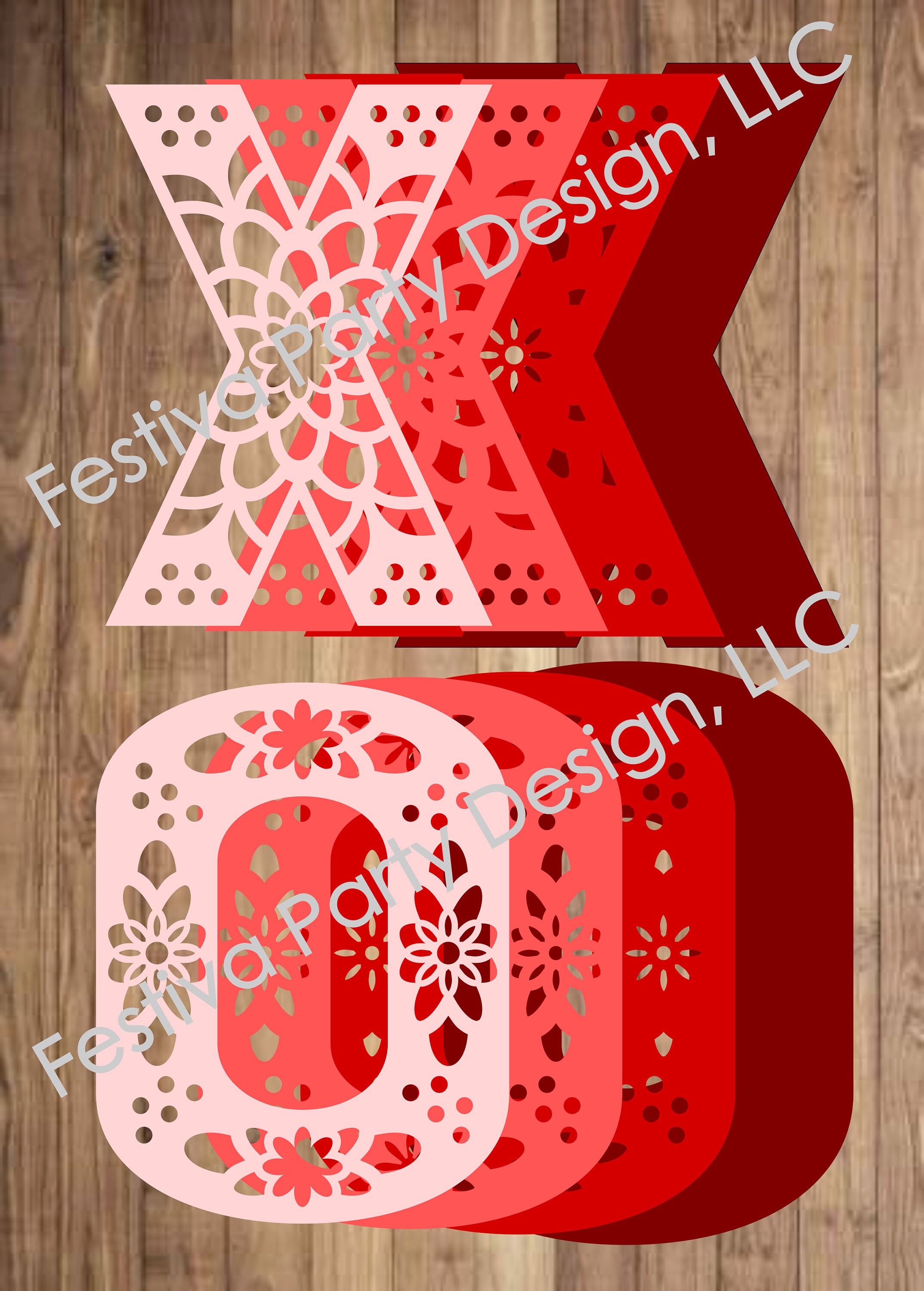Valentine's Day Layered Card Mandala Digital Files SVG | Etsy