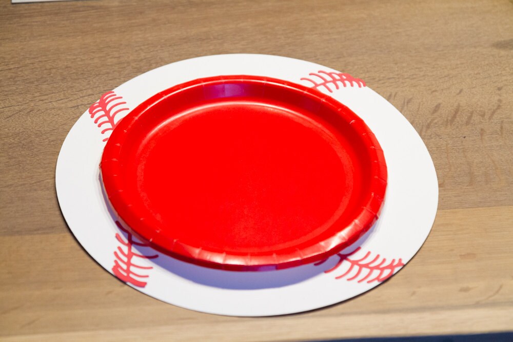 Baseball Paper Placemats (set of 6) - Etsy