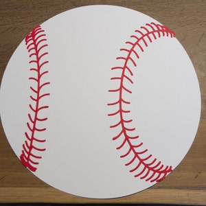 Baseball Paper Placemats (set of 6) - Etsy