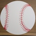 Baseball Paper Placemats (set of 6) - Etsy