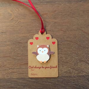 Creatures Valentine's Day Tags (set of 6) - Etsy