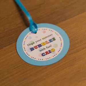 Bubble Summer Tags Personalized set of 12 - Etsy