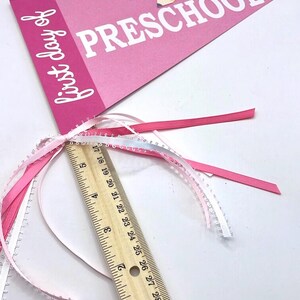 Back to School/ 1st Day of School Pennant - Etsy