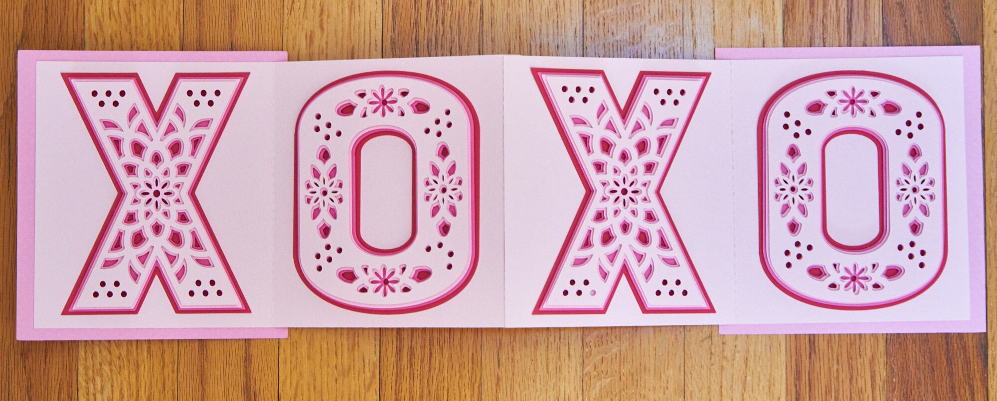 Valentine's Day Layered Card Mandala Digital Files SVG | Etsy