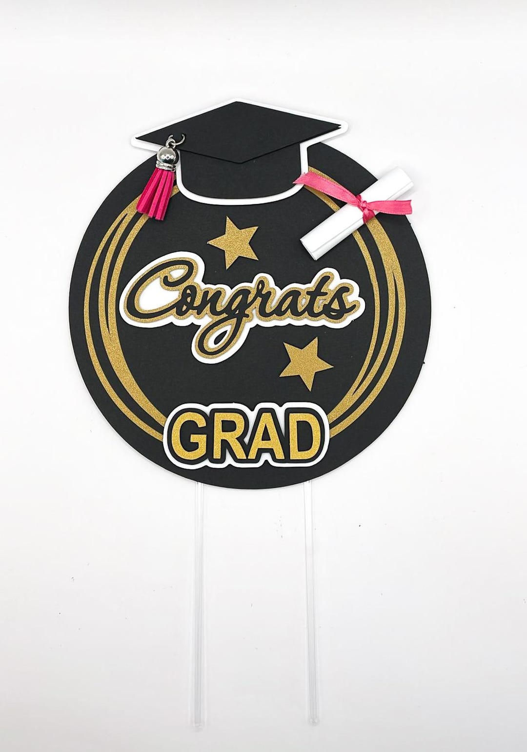 Congrats Grad Cake Topper/graduation/ College/ University/ High School ...