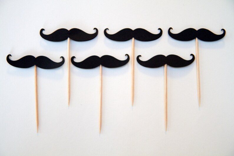 Little Man Cupcake Toppers set of 12 - Etsy