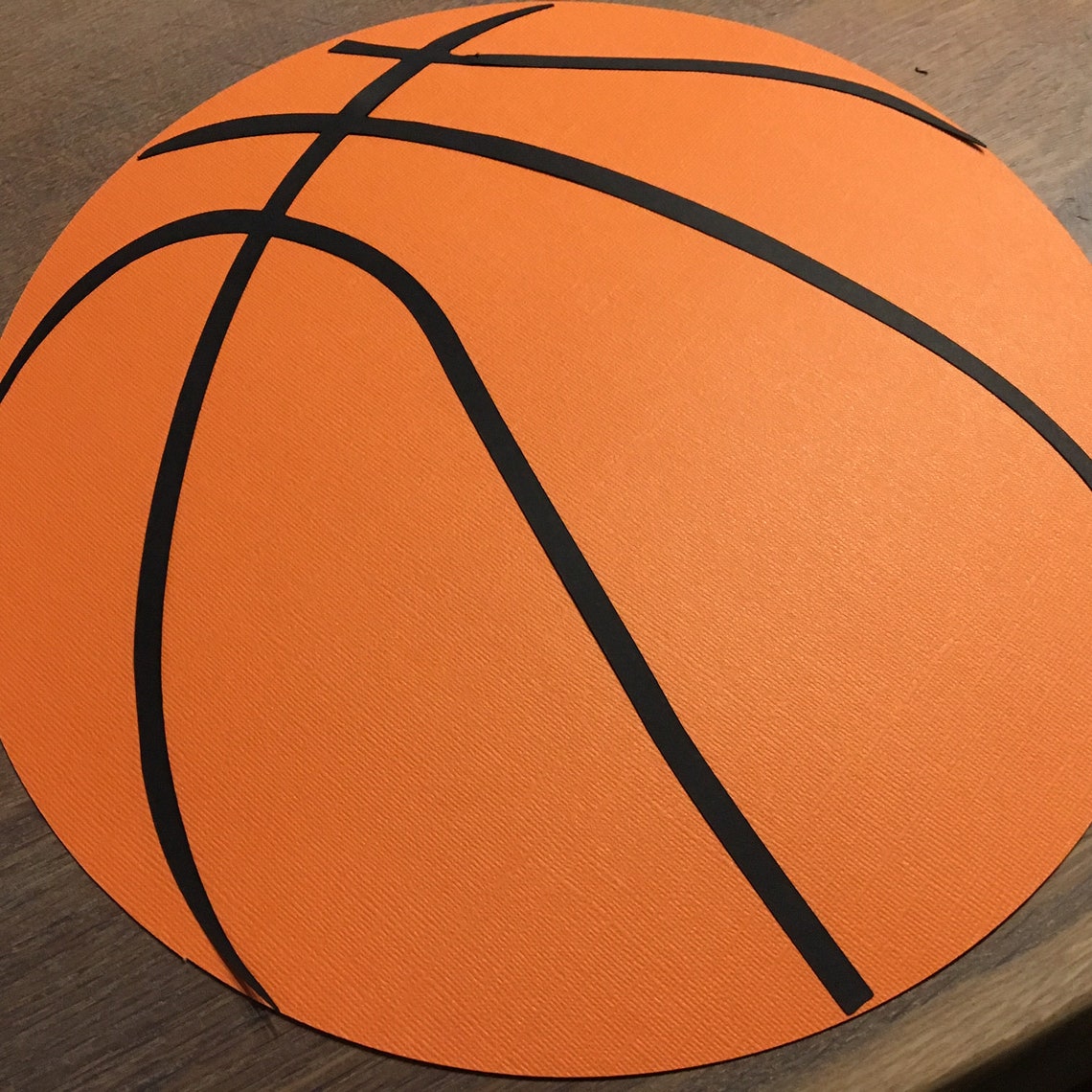 Basketball Paper Placemats set of 6 | Etsy