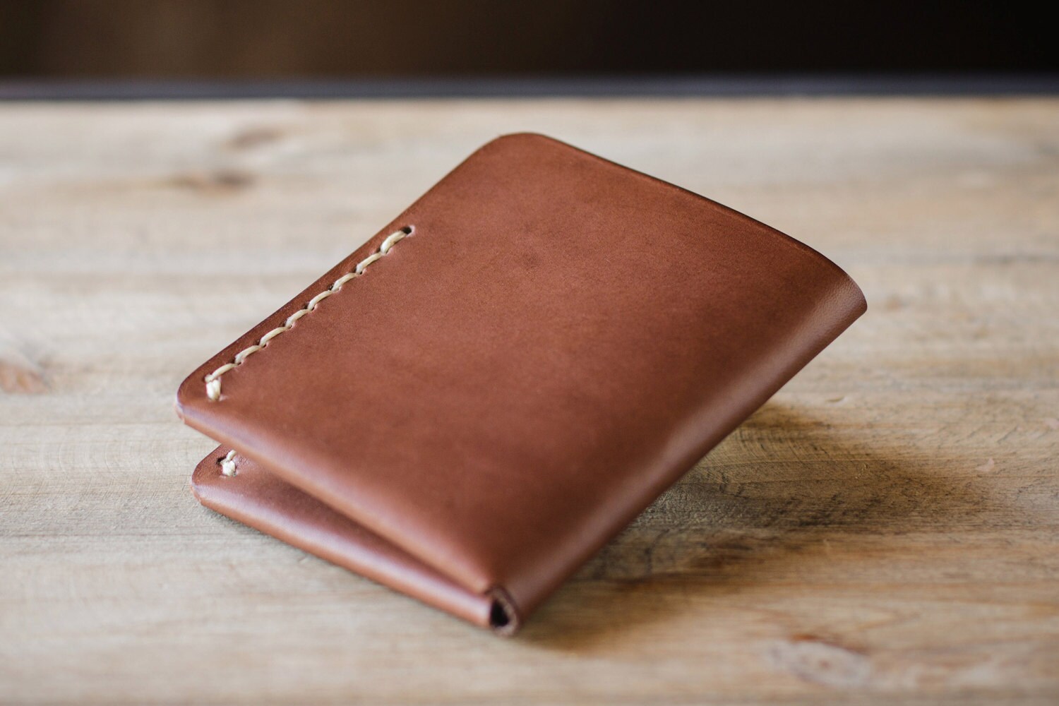 Leather Bifold Wallet - Etsy