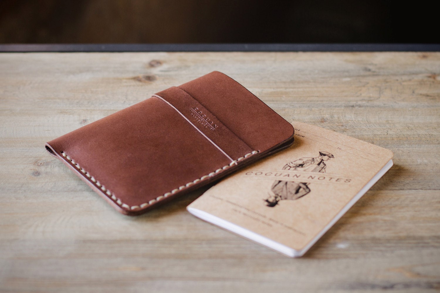 Leather notebooks sleeve | Etsy