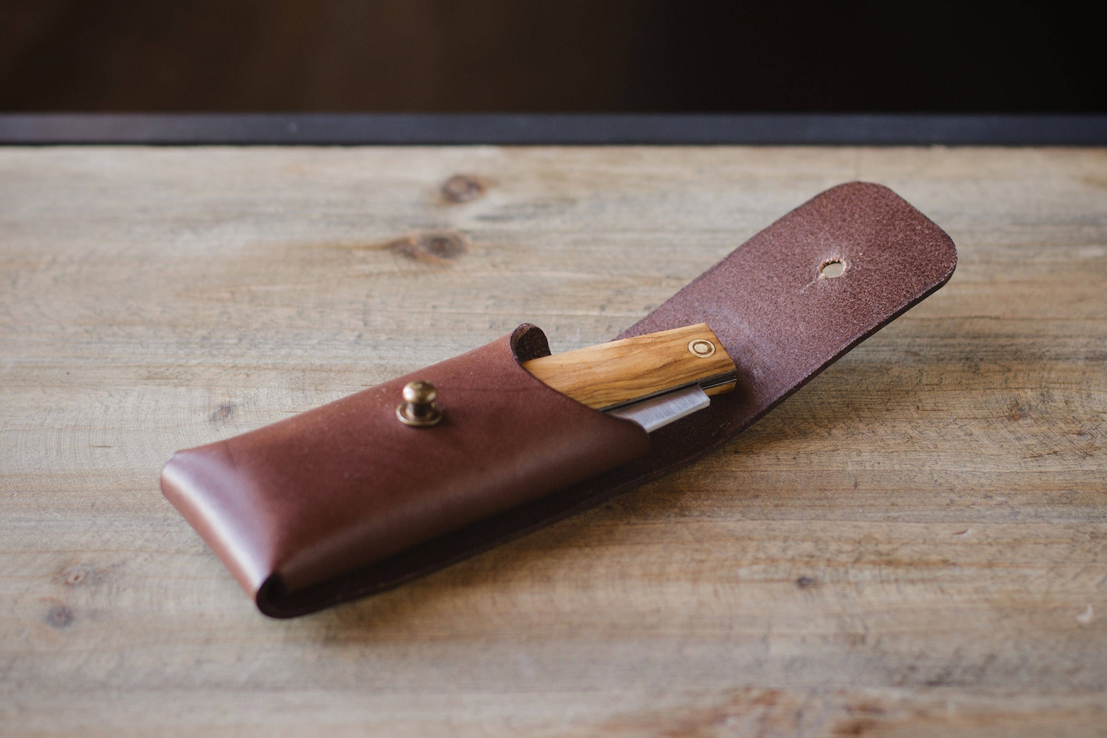 Leather Pocket Knife Sheath - Etsy