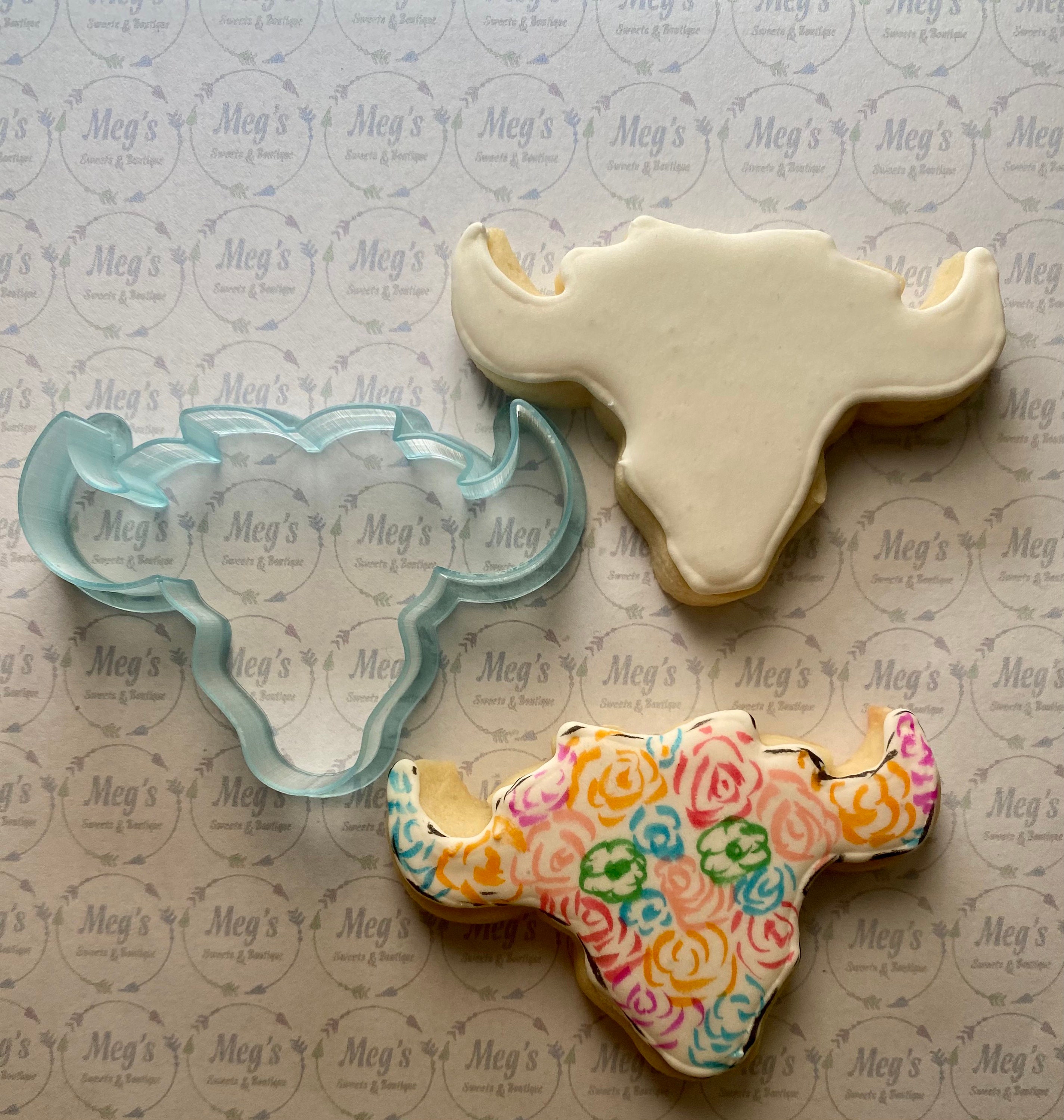 Bull Skull Boho Cookie Cutter | Etsy