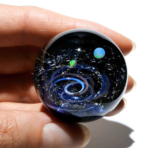 Solar System Paperweights Glass